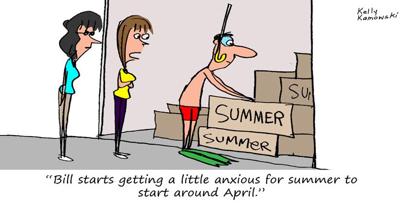 Funny Fridays: Seasonal Storage by Kelly Kamowski | Storagefront