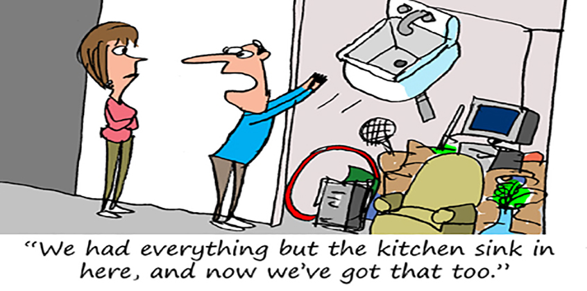 Funny Fridays: Kitchen Sink by Kelly Kamowski | Storagefront