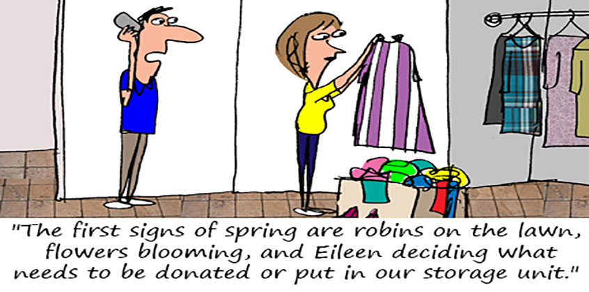 Funny Fridays: Signs of Spring by Kelly Kamowski | Storagefront